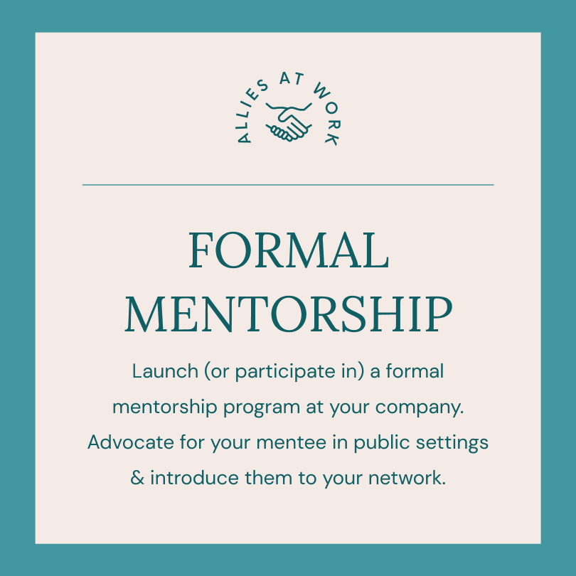 How to be an ally: Launch a formal mentorship program – Rachel Cottam